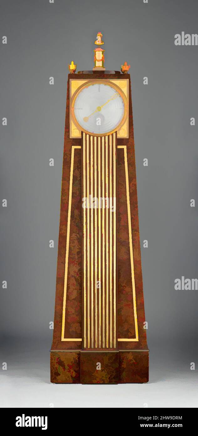 Art inspired by Obelisk clock with a Franklin movement, ca. 1785–90 ...