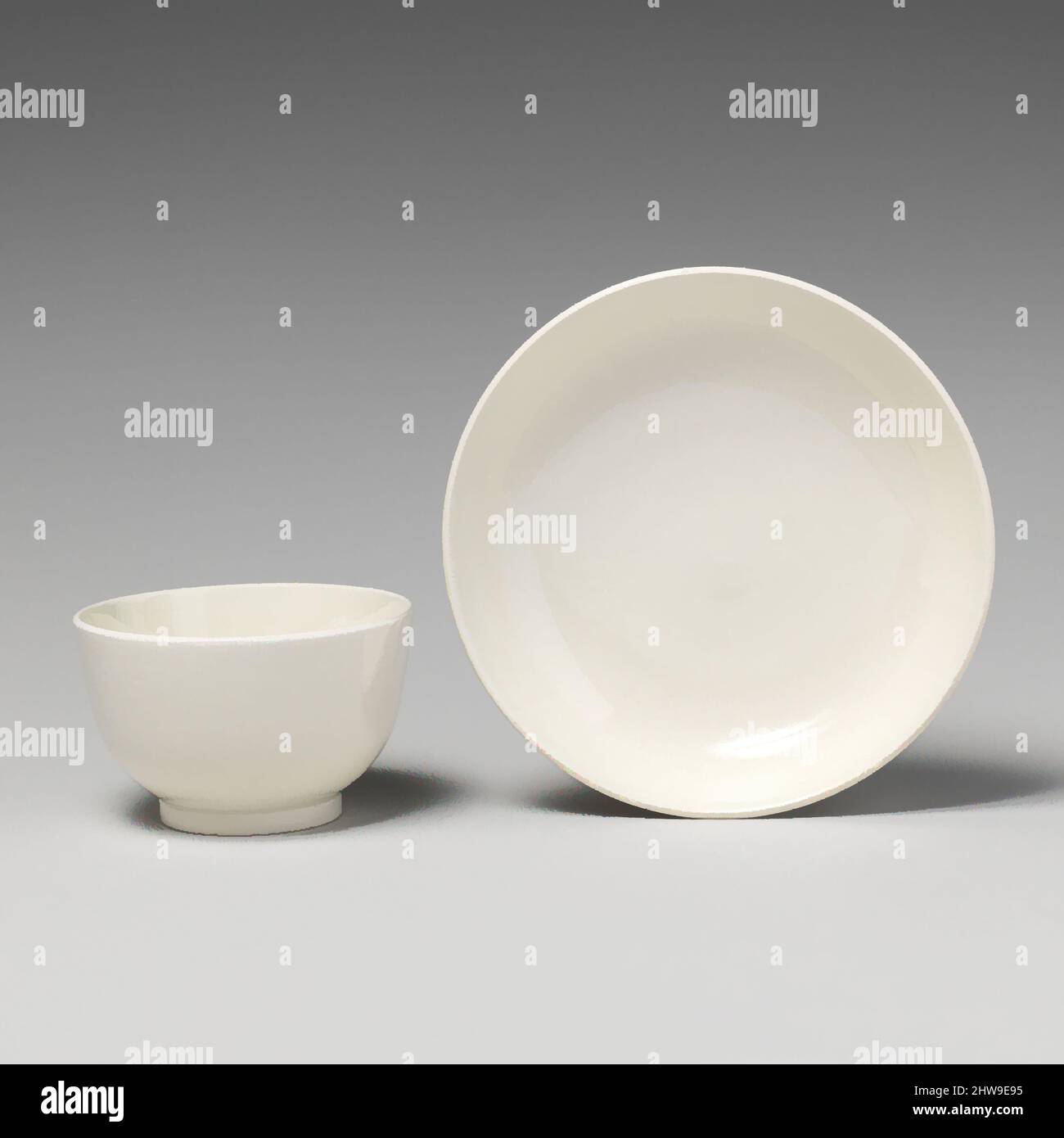 Art inspired by Miniature tea bowl (one of five) (part of a set), ca ...