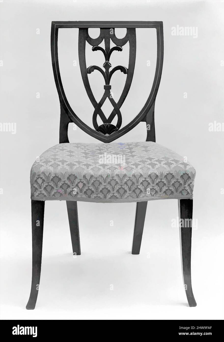 Art inspired by Side Chair, ca. 1795, Made in Providence, Rhode Island ...