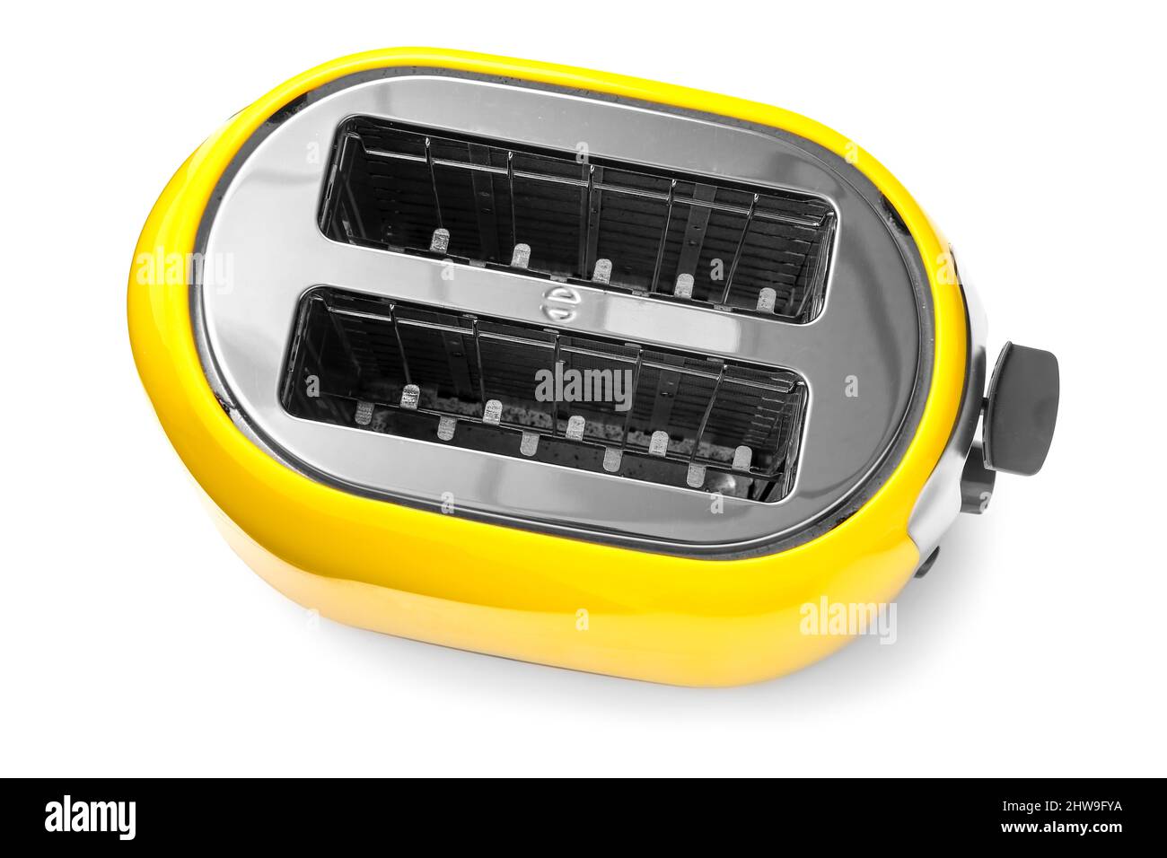 New modern toaster on white background Stock Photo - Alamy