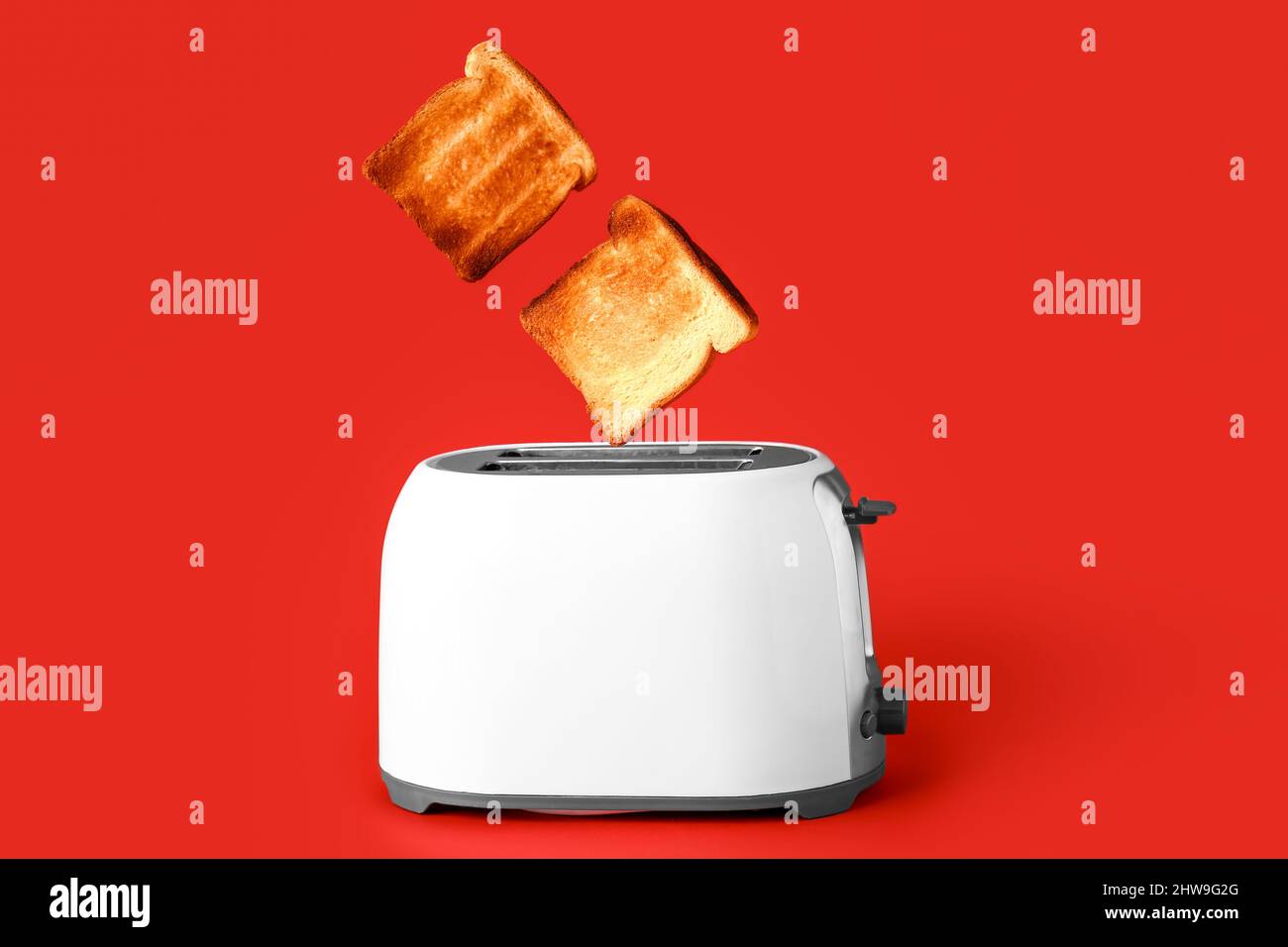 Toaster flying bread hi-res stock photography and images - Alamy