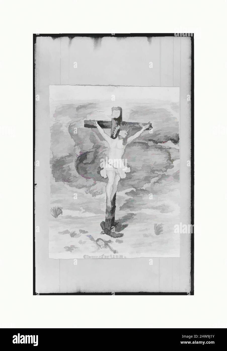 Drawings of crucifixion Cut Out Stock Images & Pictures - Alamy