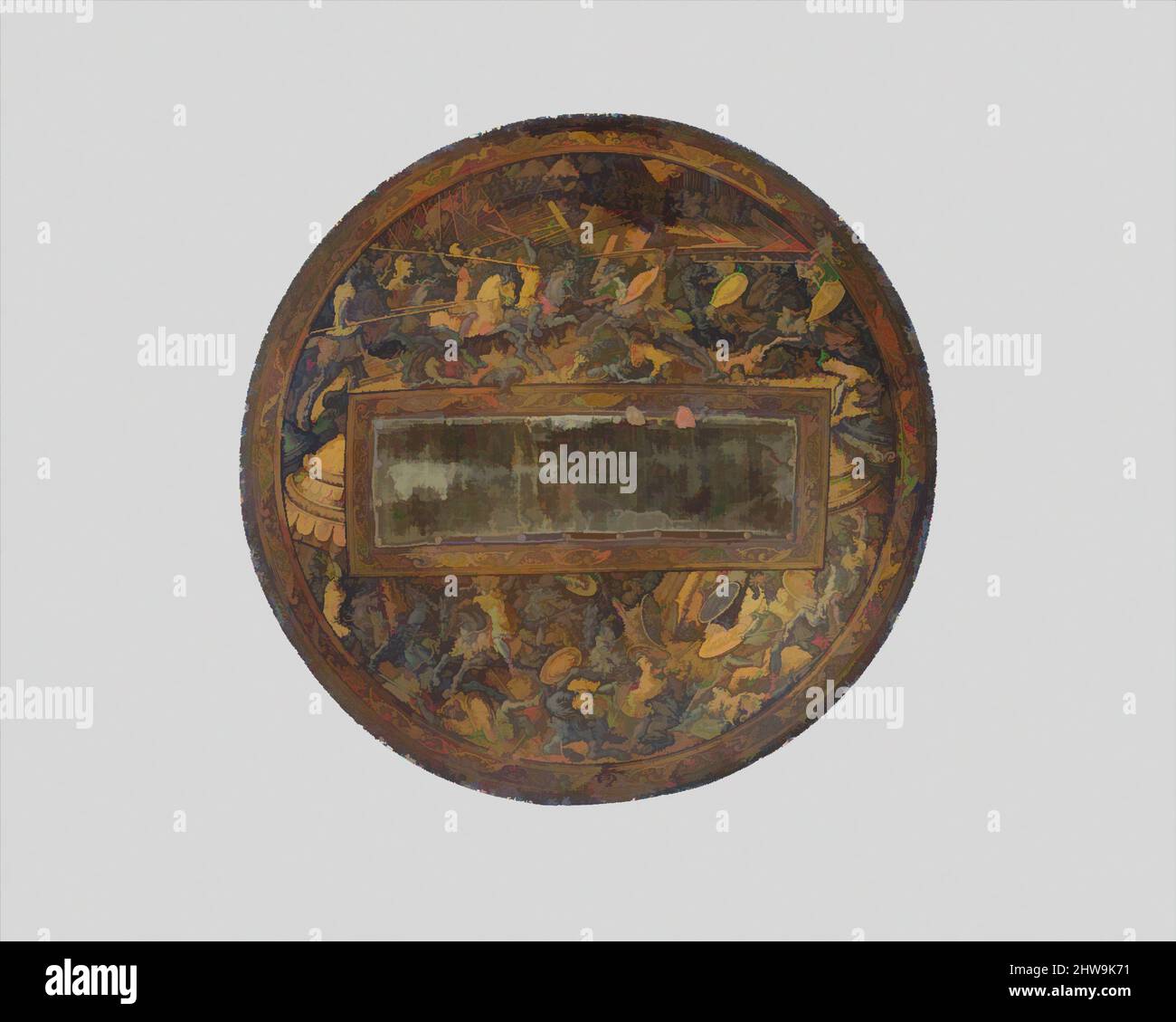 Art inspired by Shield, ca. 1535, probably Bologna, Italian, probably ...