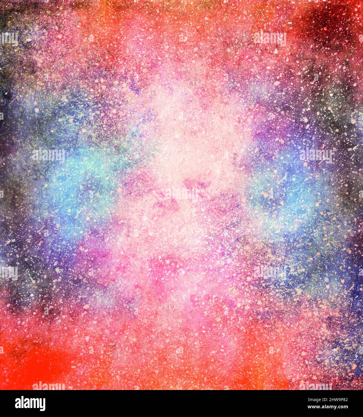 Nebula Painting Watercolor