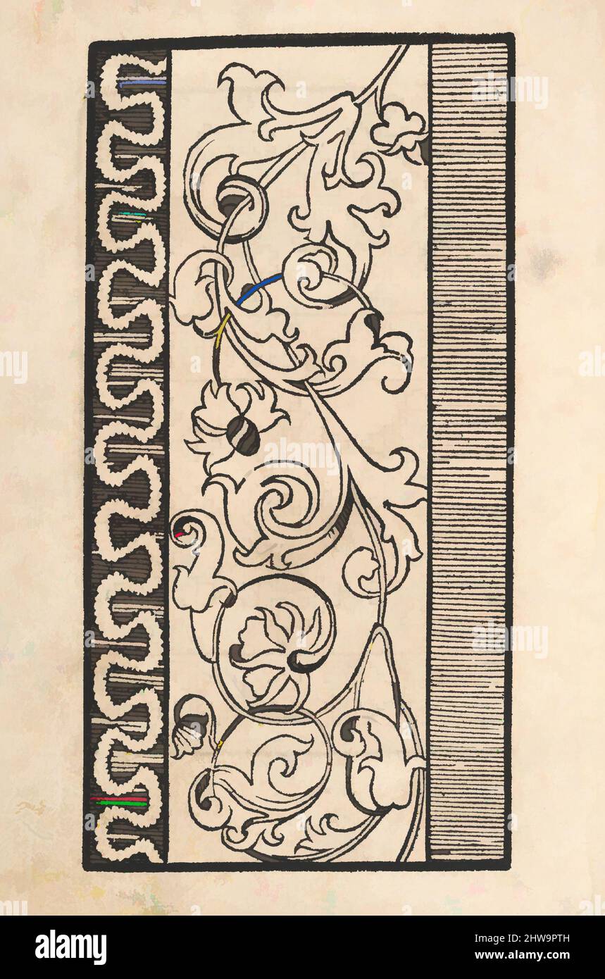 Art inspired by Ein new getruckt model Büchli...Page 21, recto, 1529 ...