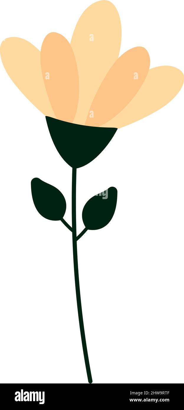 yellow flower design Stock Vector Image & Art - Alamy