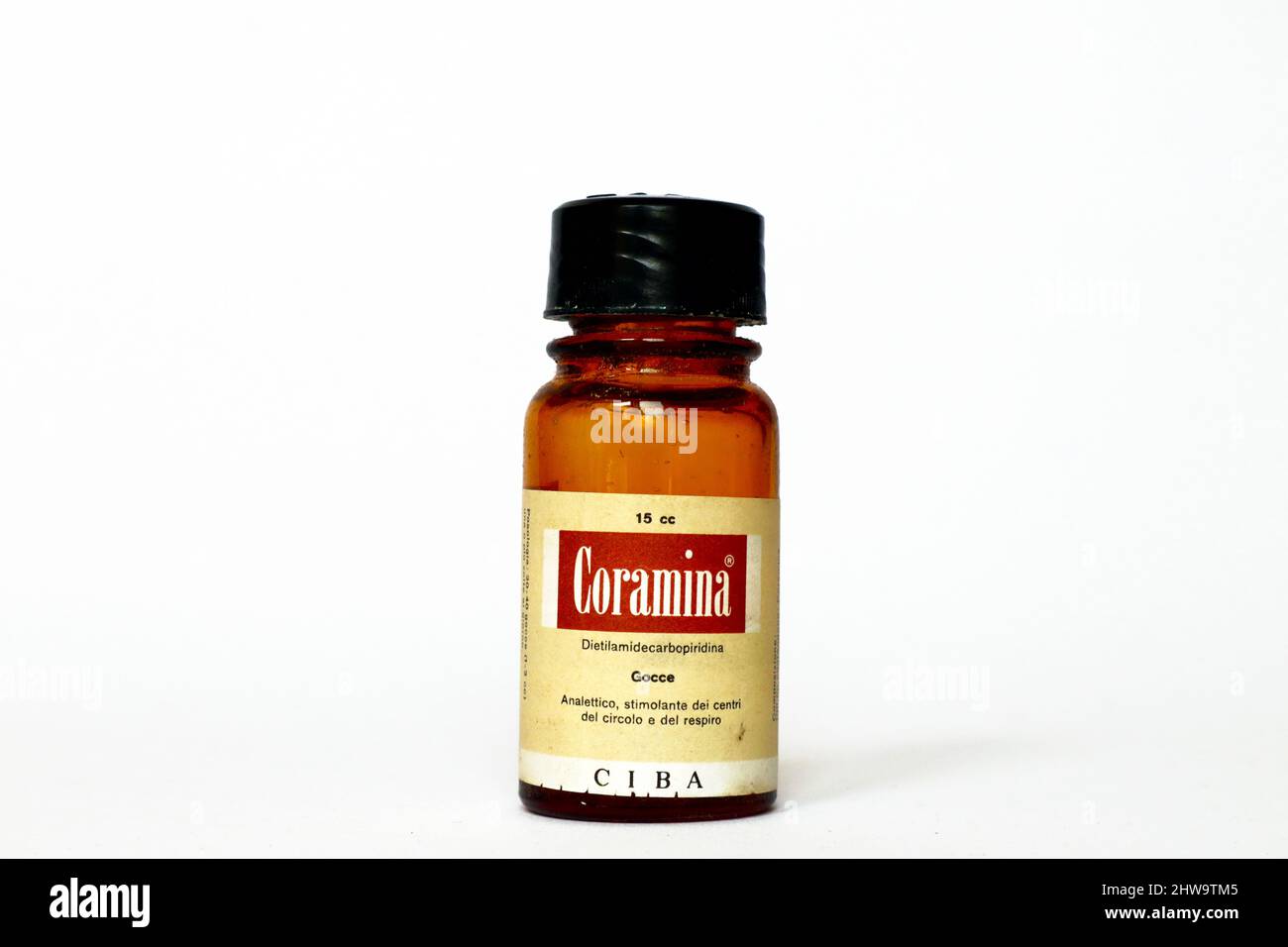 Vintage 1950s CORAMINA CIBA, Analeptic medicine with ...