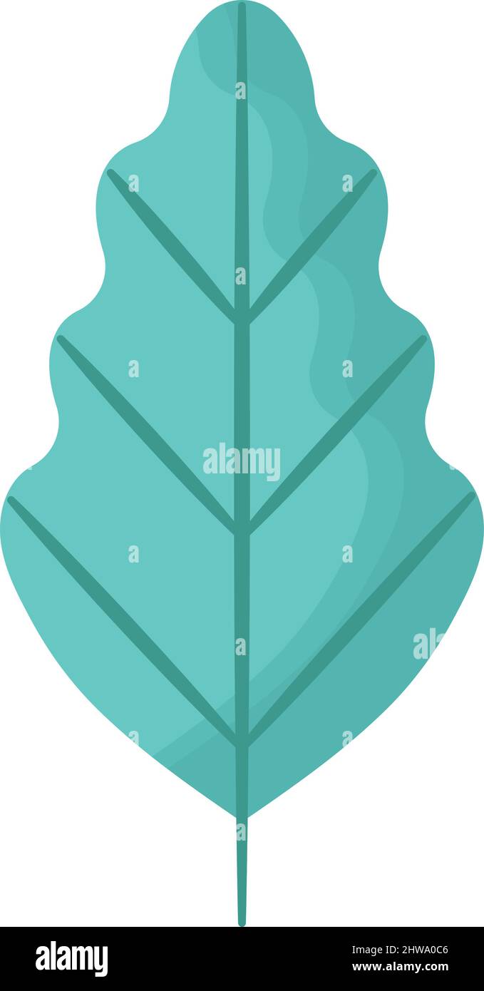 blue leaf illustration Stock Vector Image & Art - Alamy