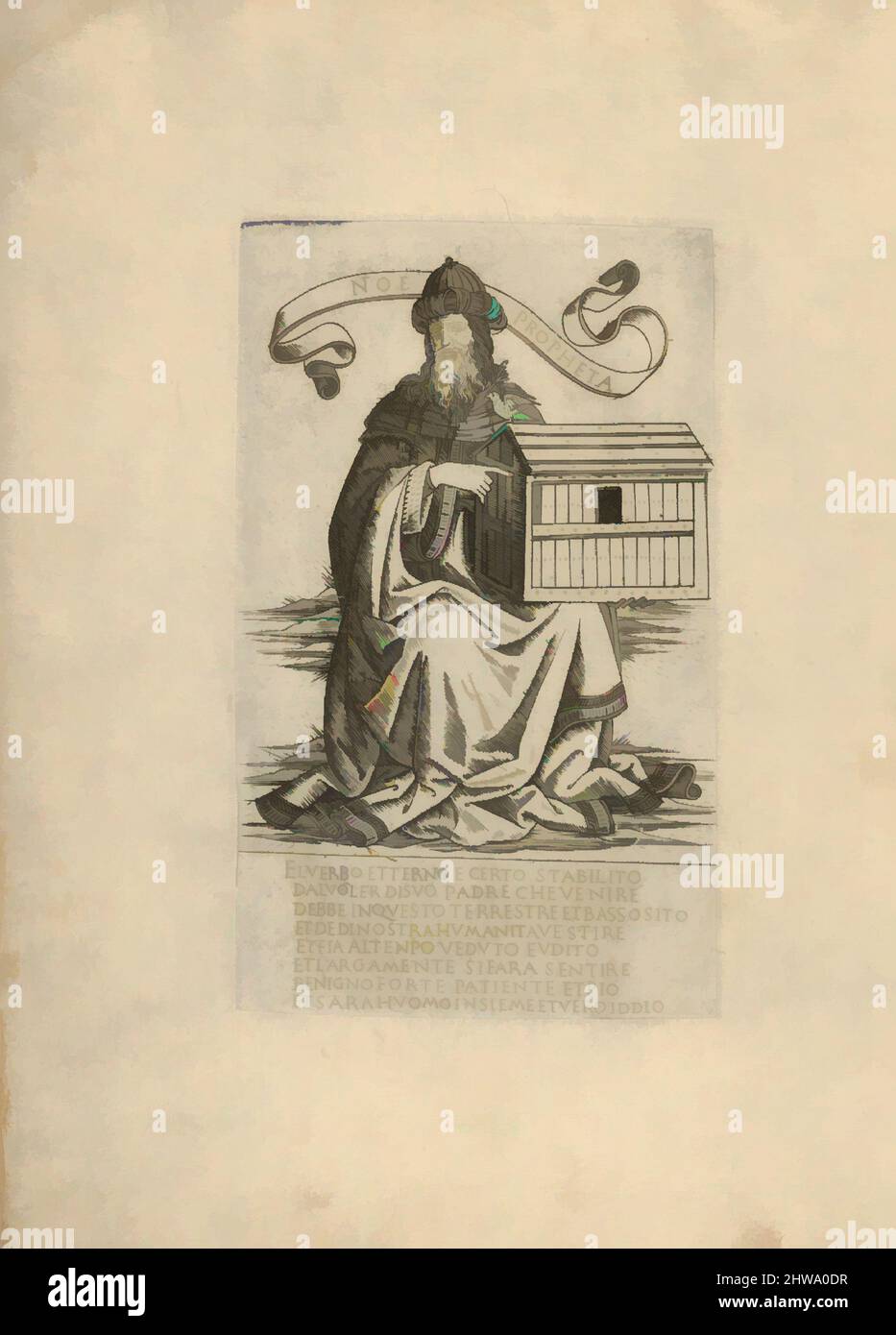 Art inspired by Drawings and Prints, Print, The Prophet Noah, from ...