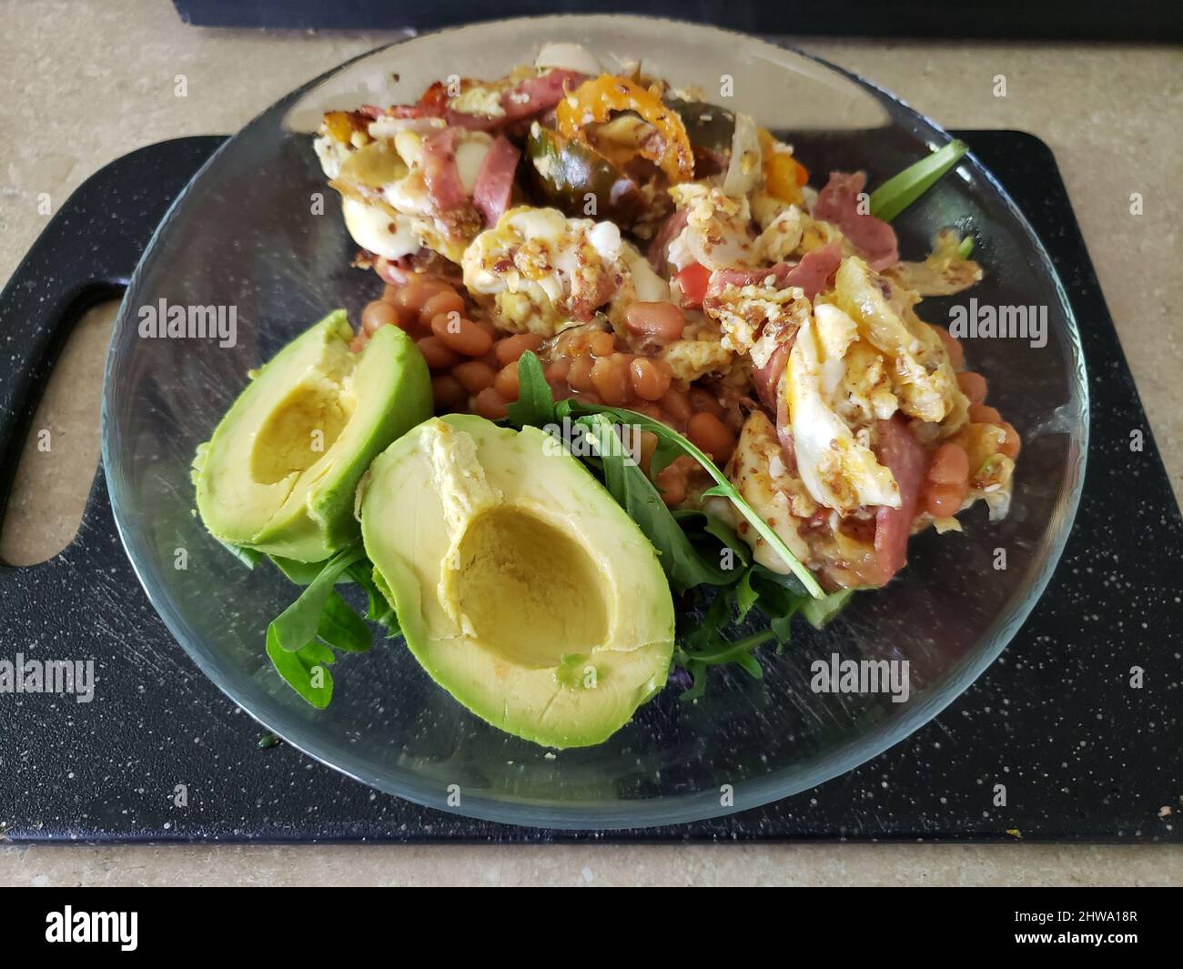 Fried eggs and beacon hi-res stock photography and images - Alamy