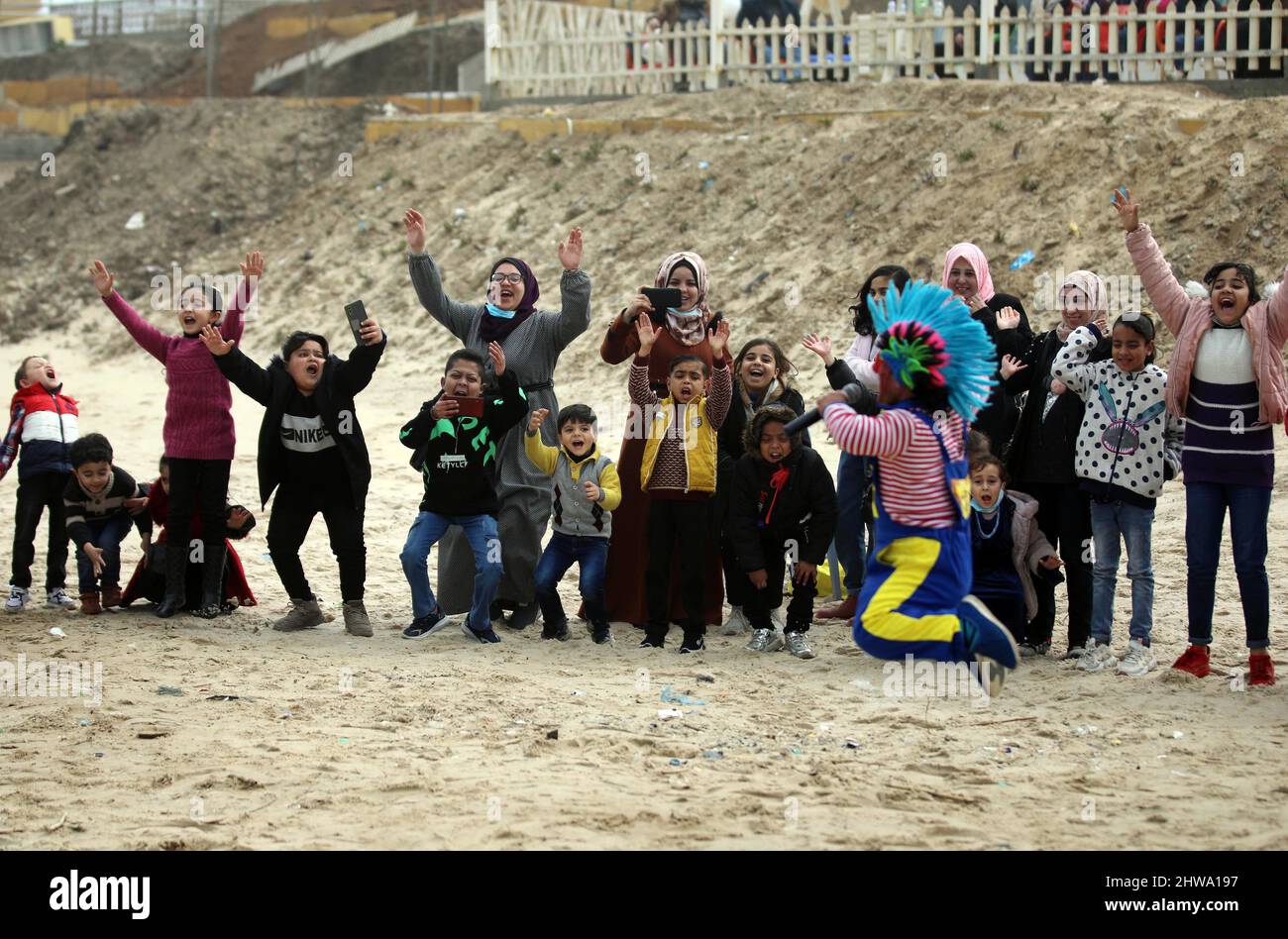 March 3, 2022, Gaza City, The Gaza Strip, Palestine: Palestinian ...