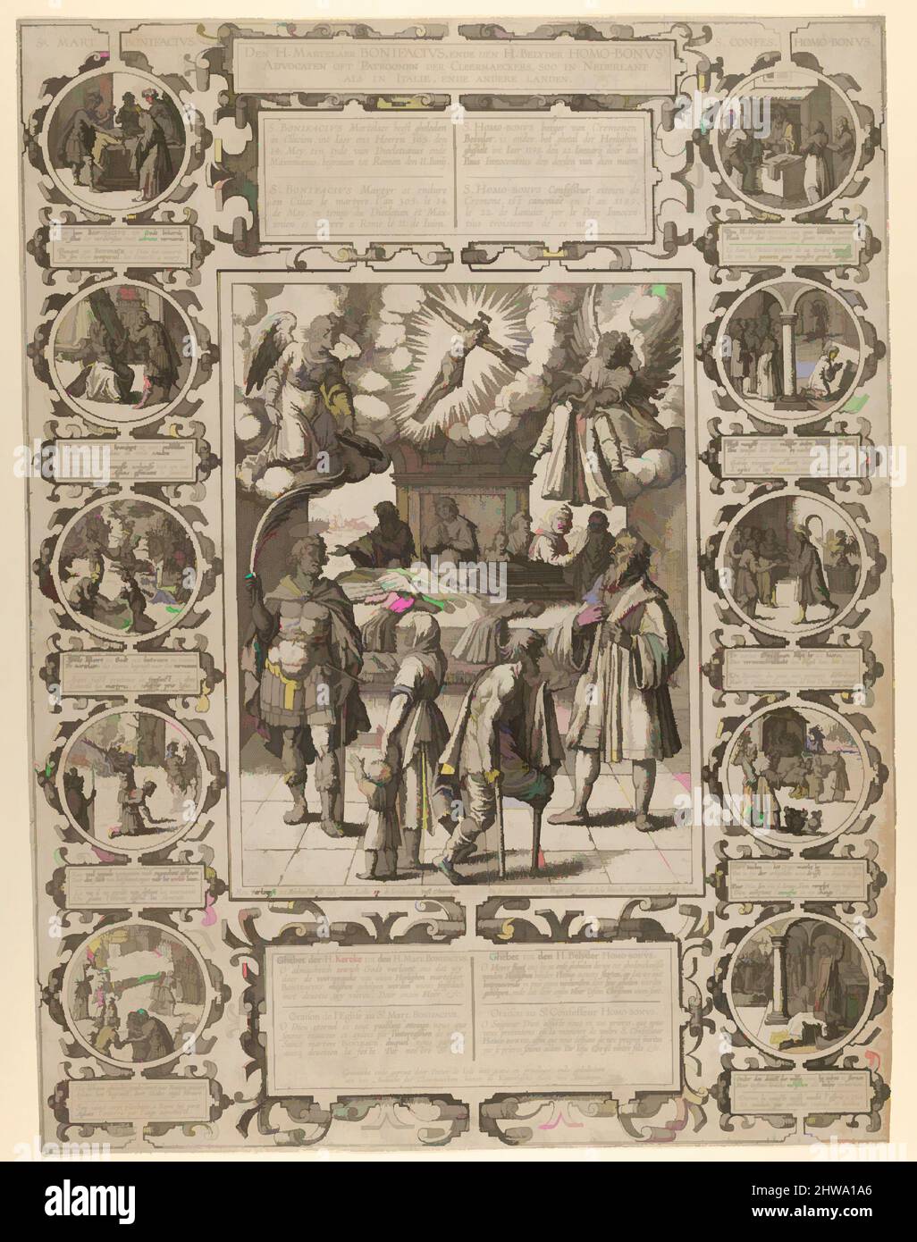 Art inspired by Drawings and Prints, print, St. Bonifacius and St ...