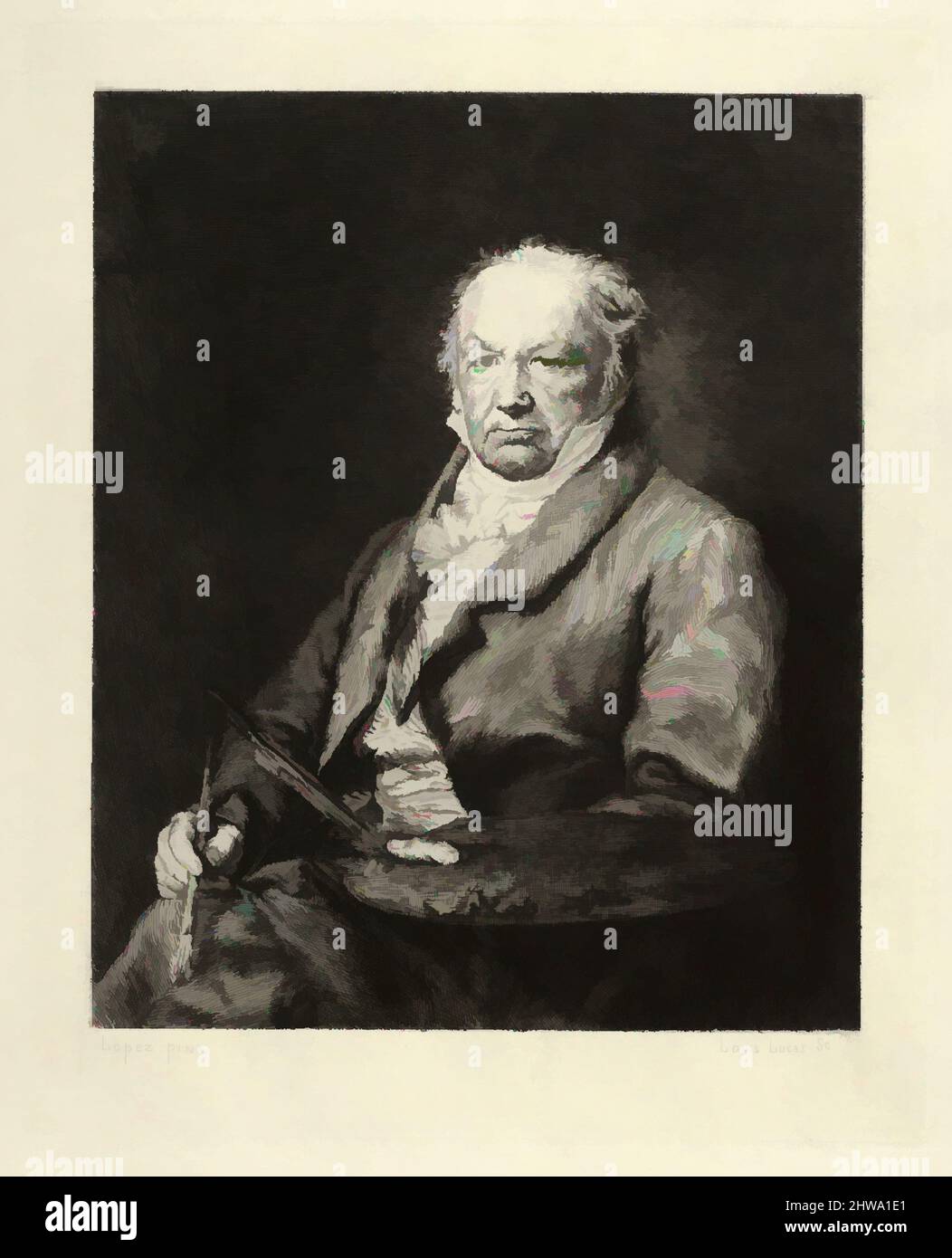 Art inspired by Drawings and Prints, Print, Portrait of Francisco Goya ...