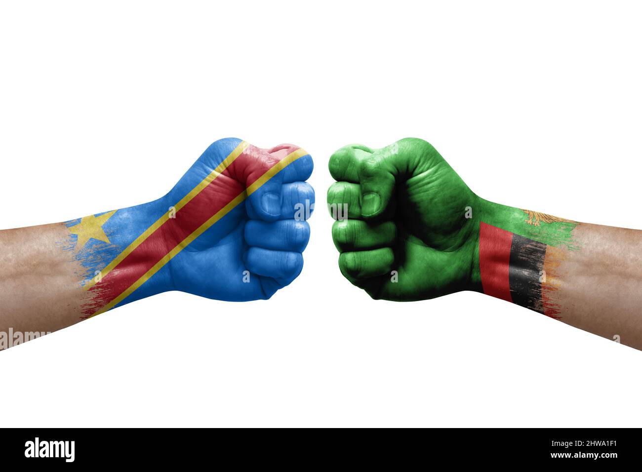 Congo zambia flag Cut Out Stock Images & Pictures - Alamy