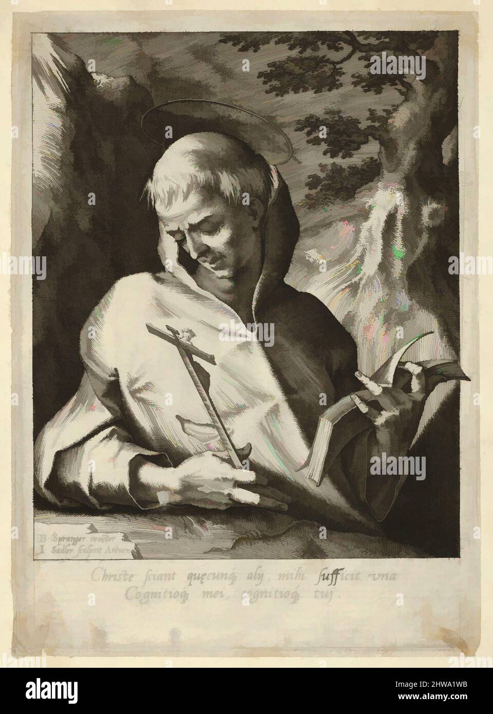 Art inspired by Drawings and Prints, Print, Saint Francis, Artist ...