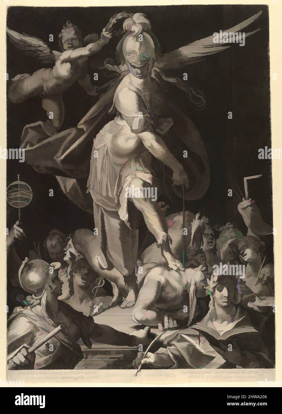 Art inspired by Drawings and Prints, Print, Wisdom Conquers Ignorance ...