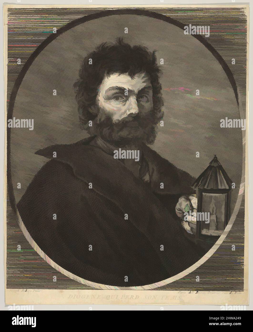 Art inspired by Drawings and Prints, Print, Diogenes, bust-length, and ...
