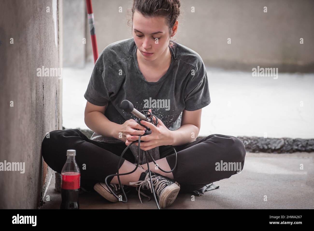 Film technician hi-res stock photography and images - Alamy