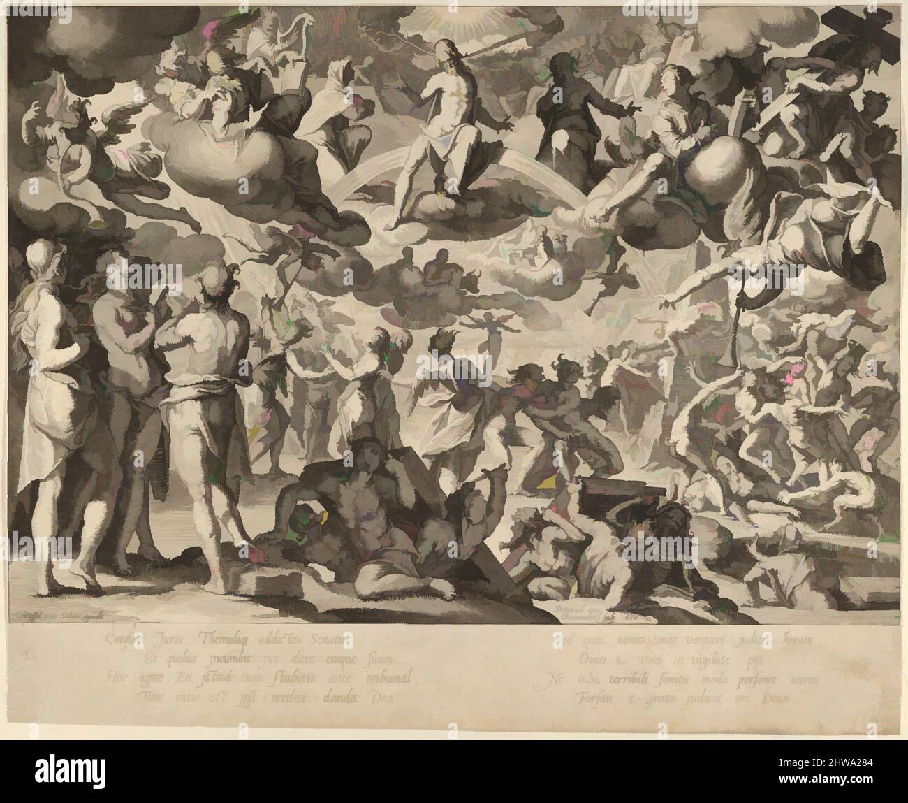 Art inspired by Drawings and Prints, Print, The Last Judgment, from ...