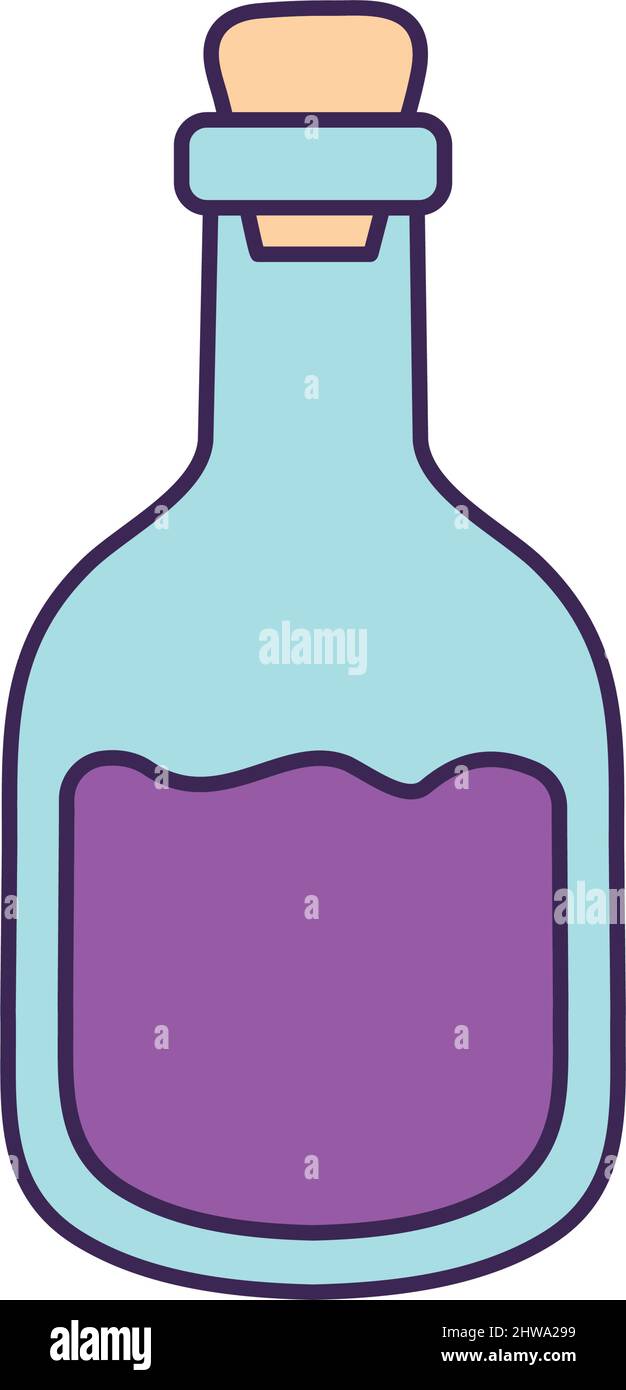 purple magic potion Stock Vector Image & Art - Alamy