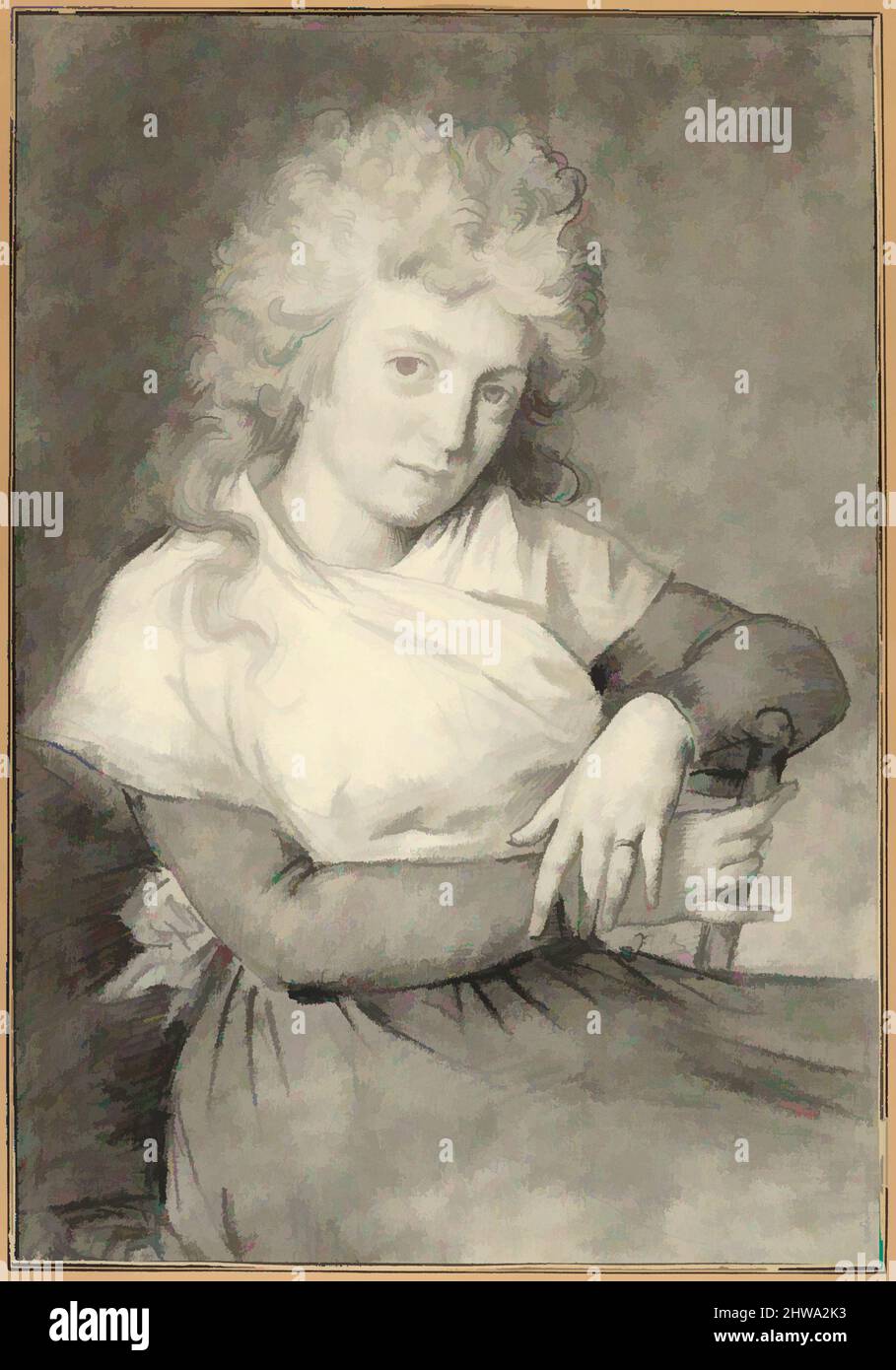 Art inspired by Drawings and Prints, Drawing, Portrait of a Woman ...