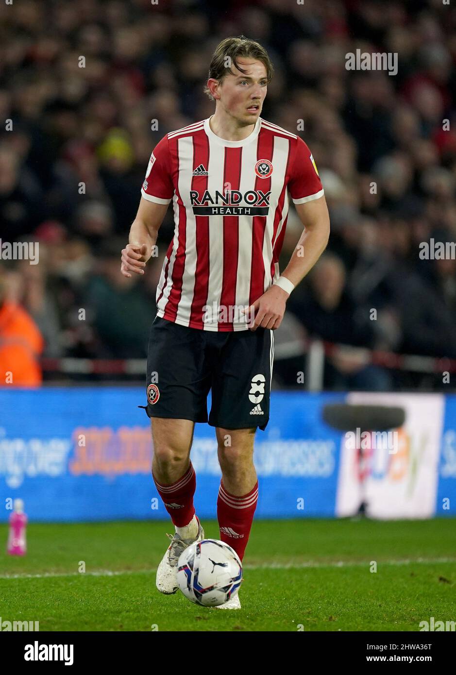 Sheffield United's Sander Berge during the Sky Bet Championship match ...