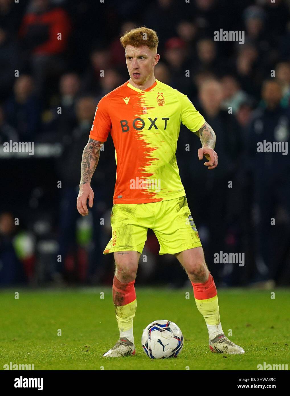 Nottingham Forest's Jack Colback during the Sky Bet Championship match ...