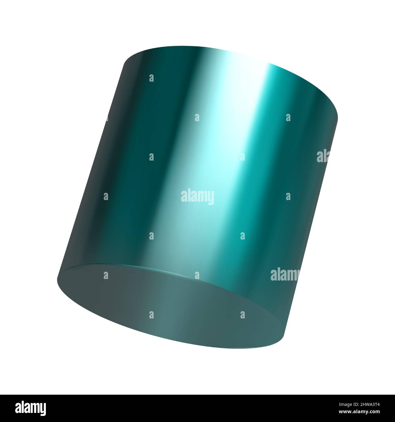 Realistic 3d render metallic color gradient geometric shapes objects ...