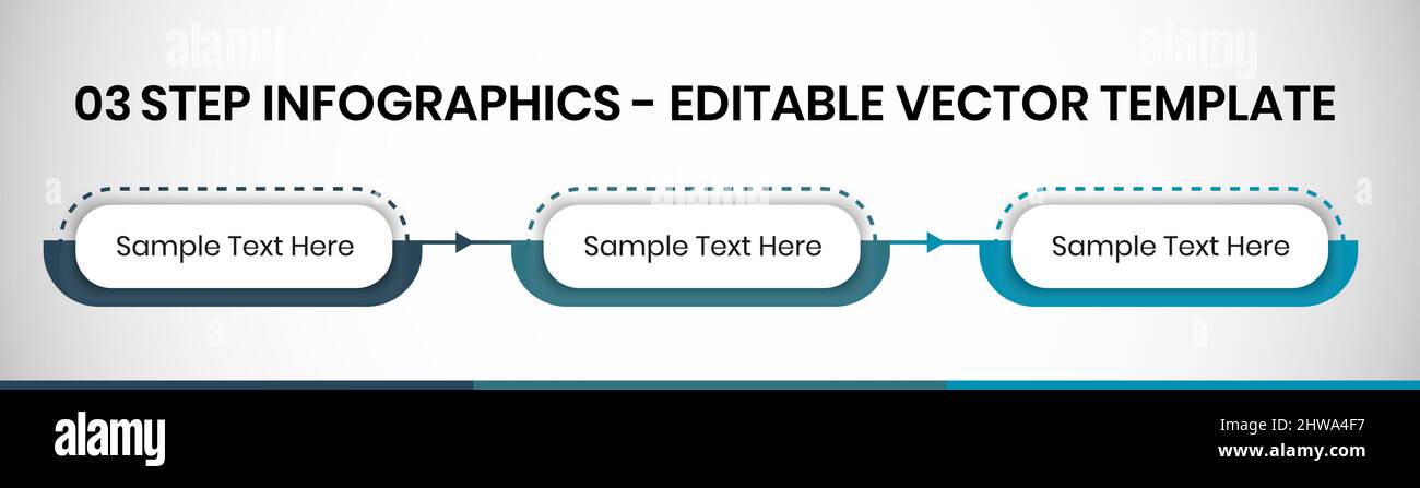 3 Steps Infographics Design Template - Graph, Pie chart, workflow ...