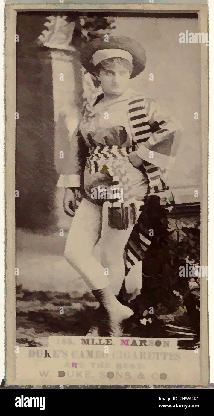 Art inspired by Drawings and Prints, Photograph, Card Number 185, Mlle ...