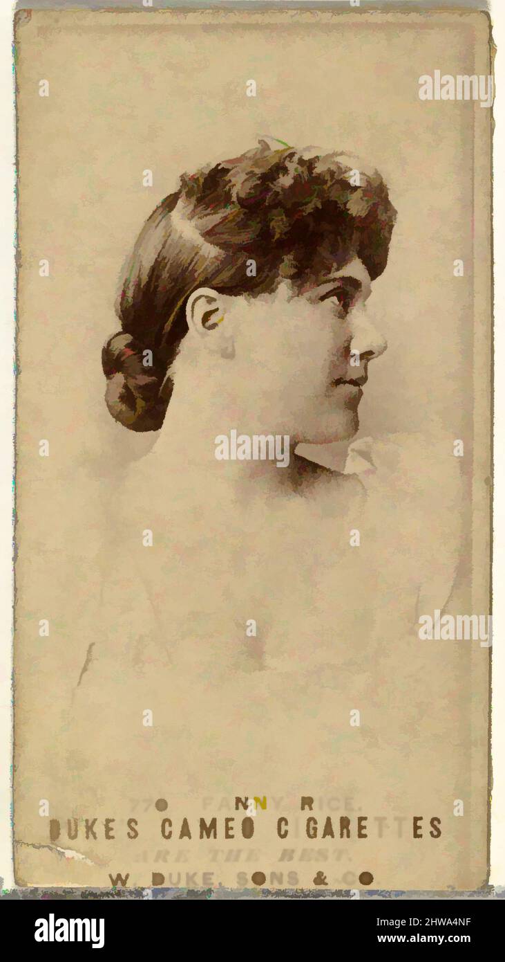 Art inspired by Drawings and Prints, Photograph, Card Number 770, Fanny ...