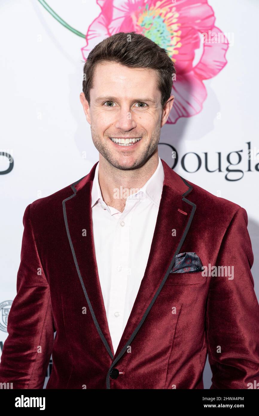 New York, NY - March 4, 2022: Harry Santa-Olalla attends as Hudson ...