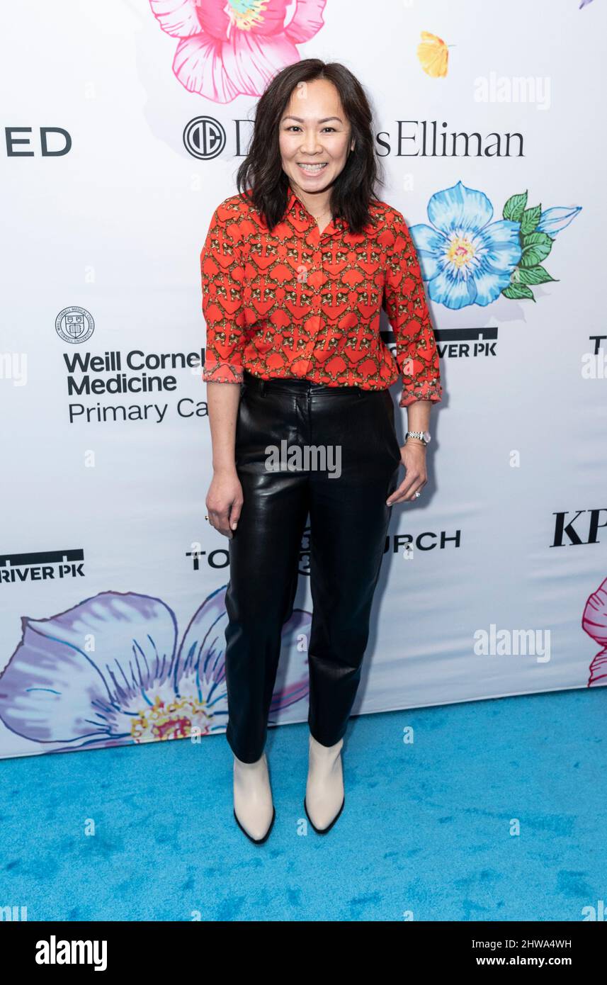 New York, NY - March 4, 2022: Alyce Chan attends as Hudson River Park ...