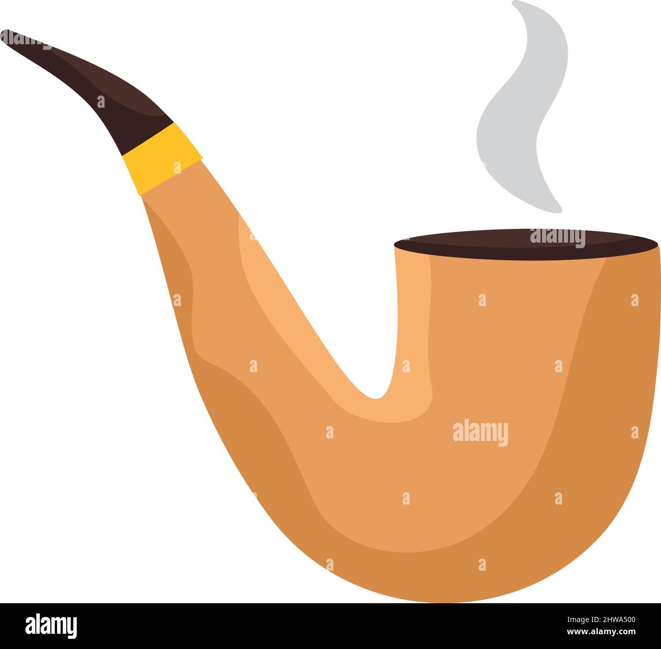 wooden pipe design Stock Vector Image & Art - Alamy