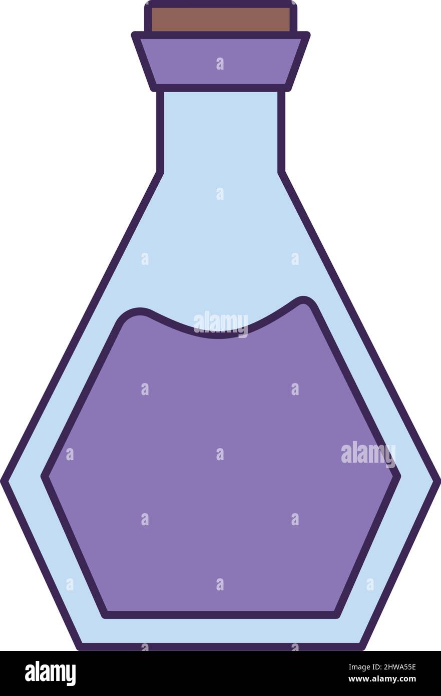 purple magic potion Stock Vector Image & Art - Alamy