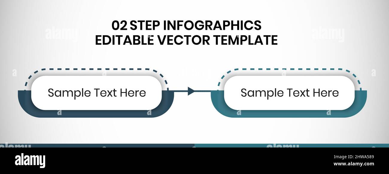 2 Steps Infographics Design Template - Graph, Pie chart, workflow ...