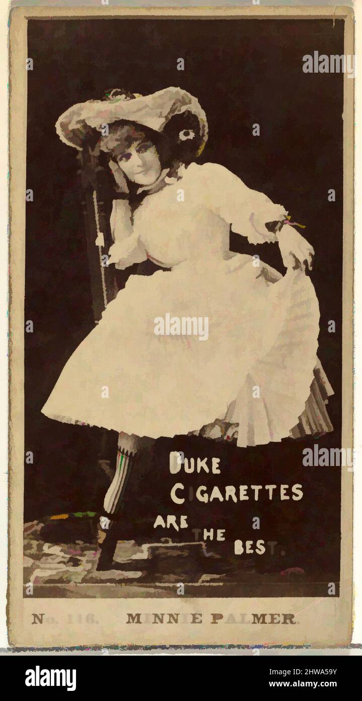 Art inspired by Card Number 116, Minnie Palmer, from the Actors and ...