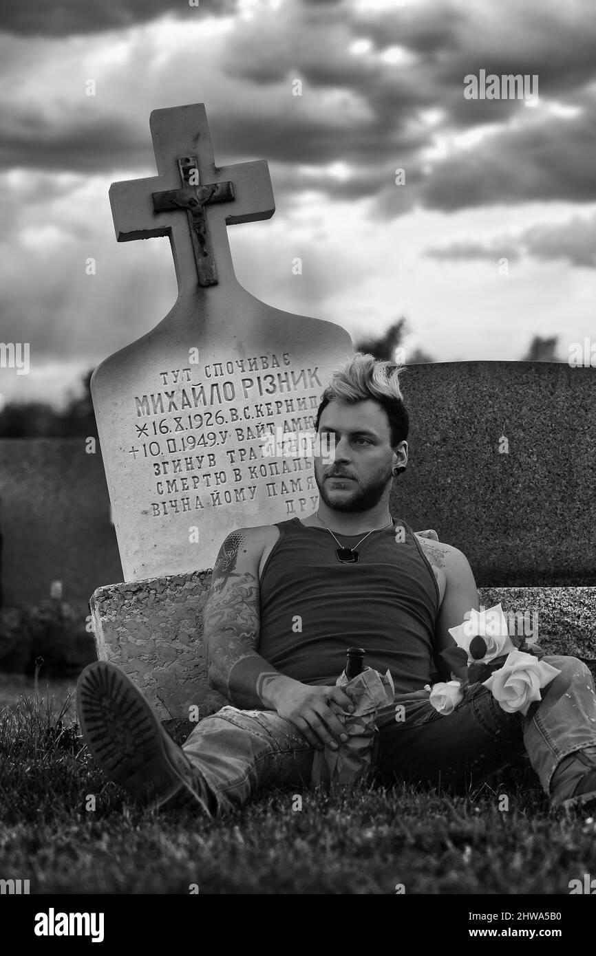 Ukrainian old man hi-res stock photography and images - Alamy