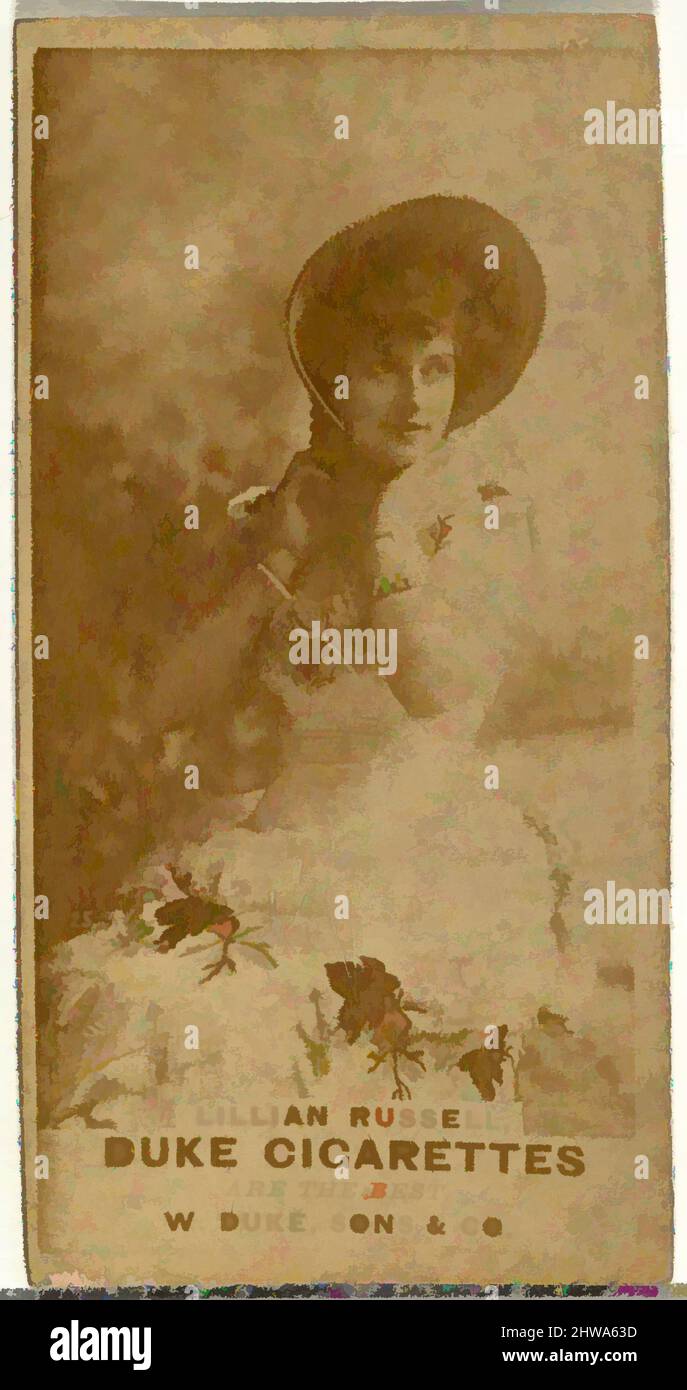 Art inspired by Drawings and Prints, Photograph, Lillian Russell, from ...