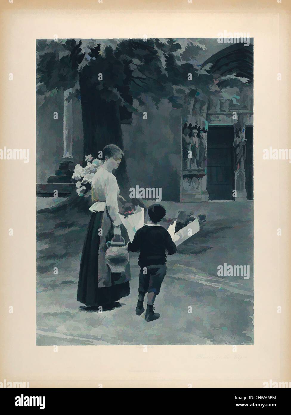 Art inspired by Drawings and Prints, Print, Flowers for the Virgin ...