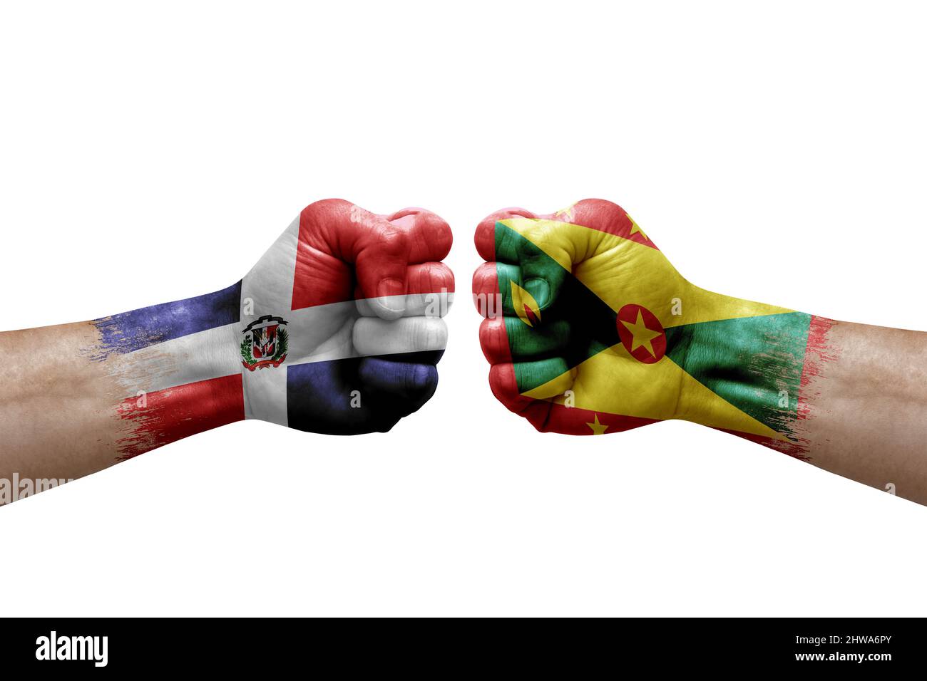 Dominican republic fist Cut Out Stock Images & Pictures - Alamy