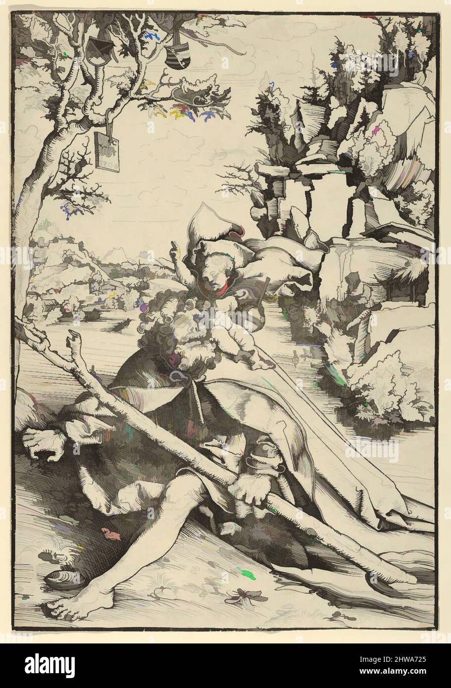 Art inspired by Drawings and Prints, Print, Saint Christopher, Artist ...