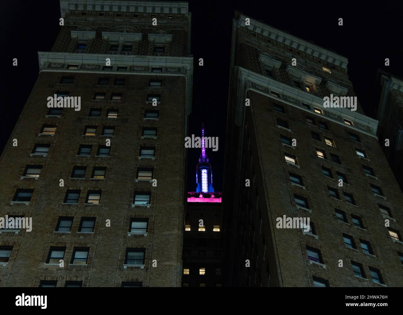 Beautiful Midtown Manhattan vista at night, New York Stock Photo - Alamy