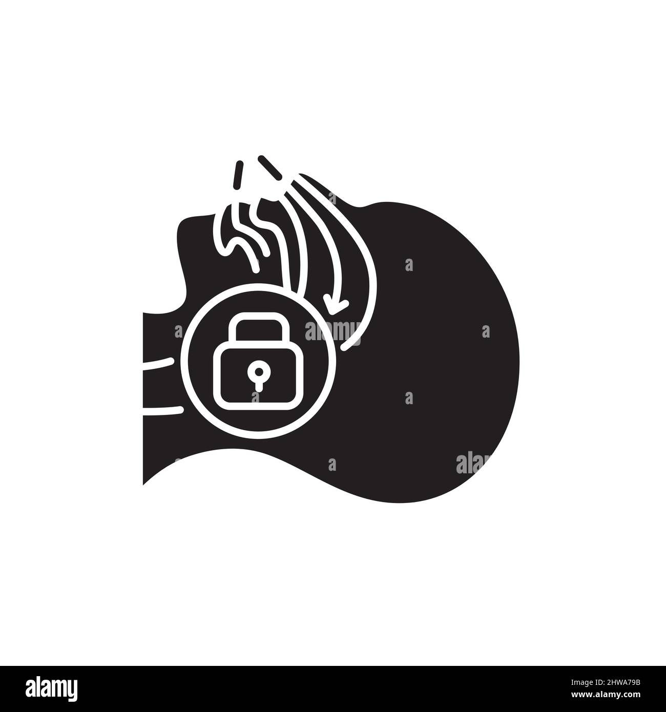 Sleep Apnea color line icon. Human diseases. Pictogram for web page ...