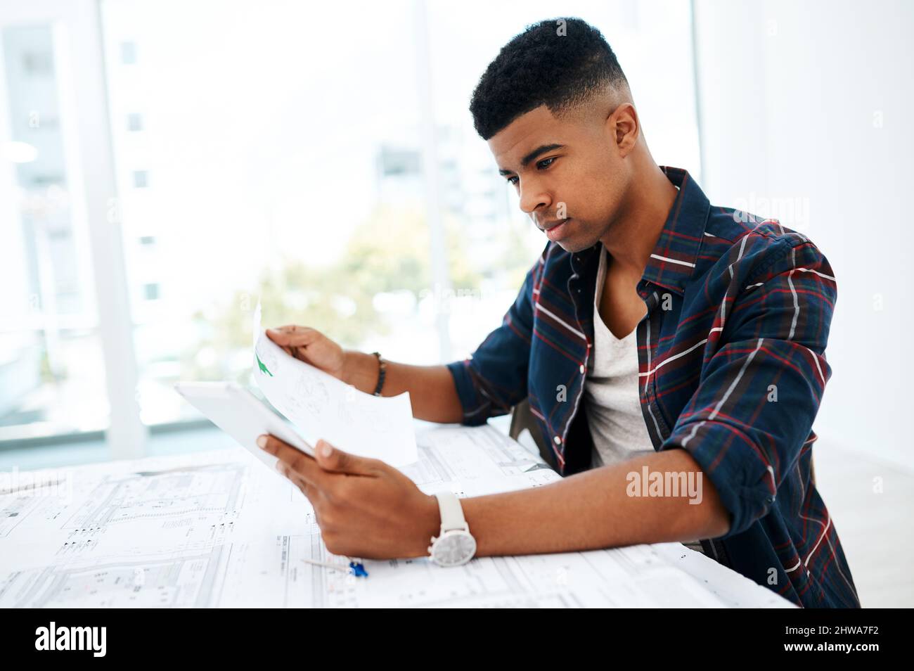 Civil engineer desk hi-res stock photography and images - Alamy