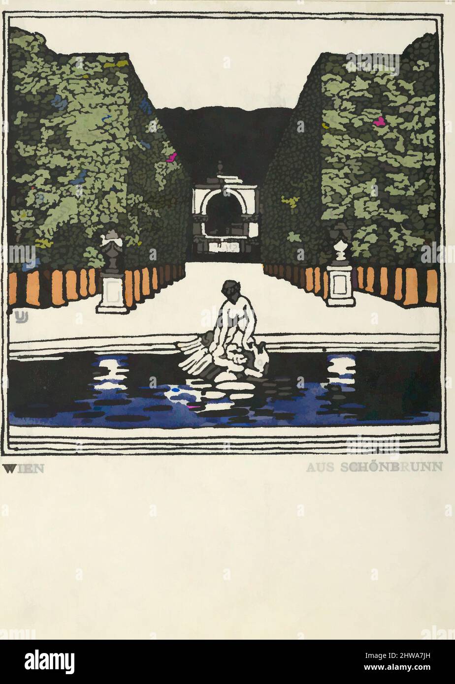 Art inspired by Drawings and Prints, Print, Vienna: From Schönbrunn ...