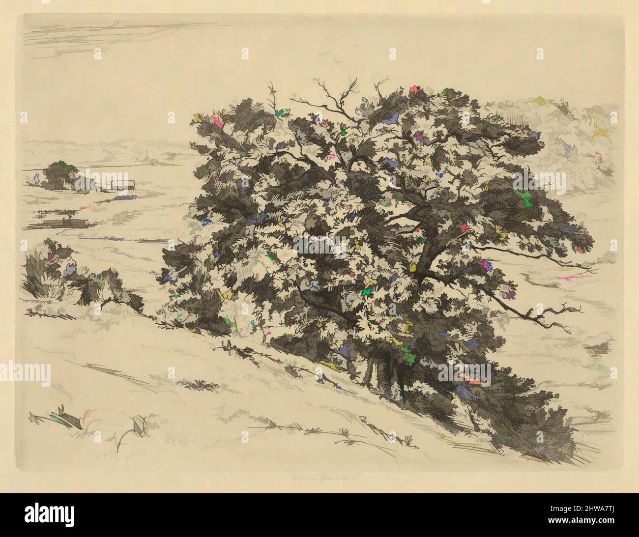 Art inspired by Drawings and Prints, Print, Dromore Oaks, Artist ...