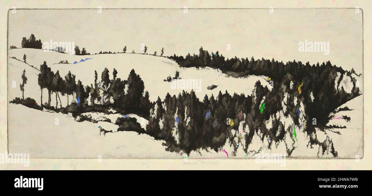 Art inspired by Drawings and Prints, Print, Along San Pablo Road ...