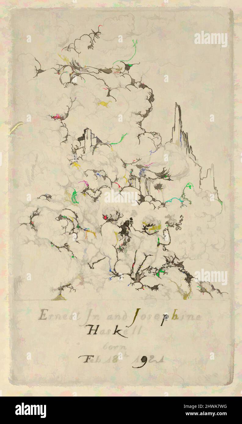 Art inspired by Drawings and Prints, Print, Birth of Ernest Jr., and ...