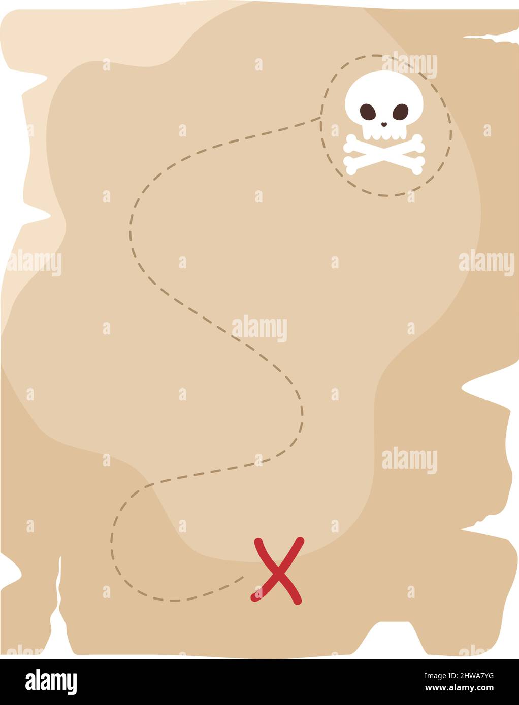 Pirate Map X Marks The Spot